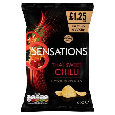 Walkers Sensations Thai Sweet Chilli Crisps 18 X 65g - Scottish Grocers