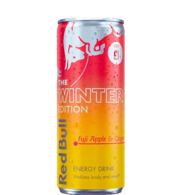 Red Bull Winter Edition Fuji Apple & Ginger 12 x 250ml - Scottish Grocers